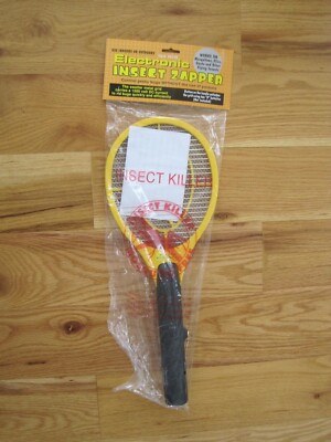 Electronic Insect Zapper Killer Metal Racket NIP | eBay