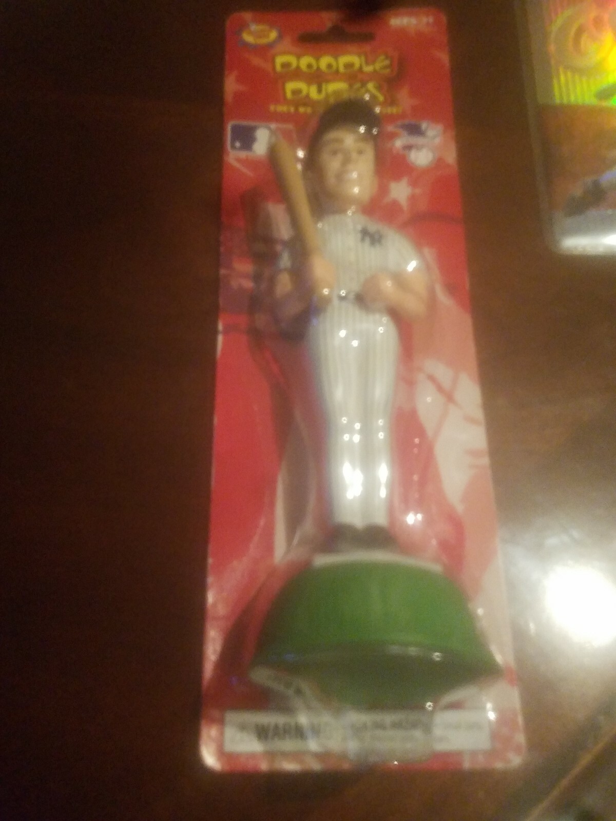 new york yankees doodle dudes wobble wobbler pen mlb baseball ny figure ...