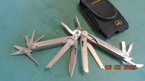 Leatherman WAVE Multi Tool Pat. Pend. With / Sheath EXCELLENT CONDITION ...