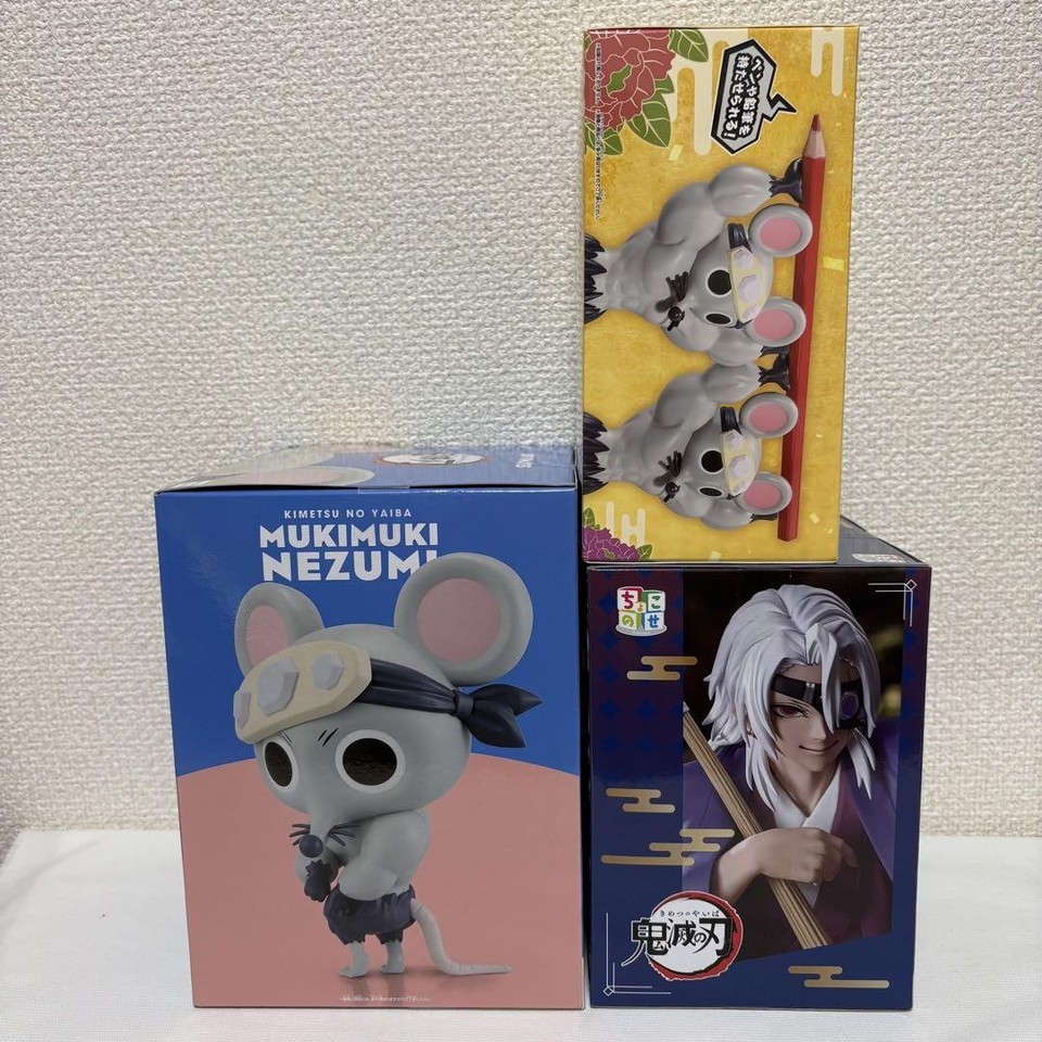 Demon Slayer: Kimetsu No Yaiba Uzui Tengen Mukimuki Mouse Figure Set | eBay