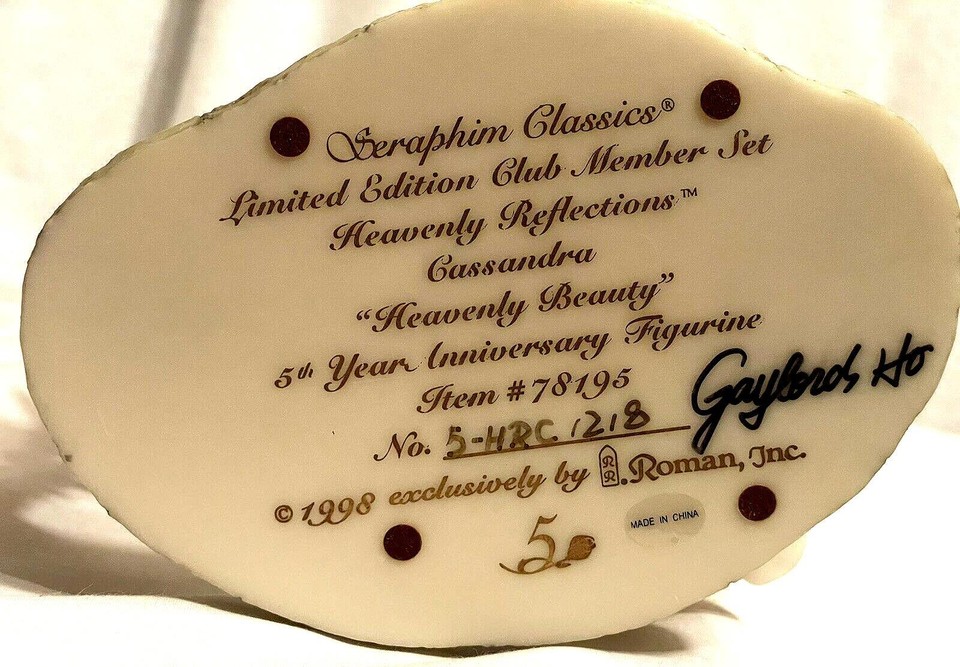 Seraphim Classics Angels “Heavenly Reflections” Display Pond with Five Angels | eBay