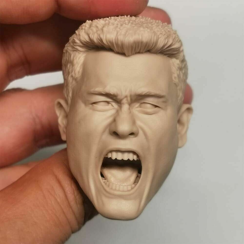 1:6 Yao Ming Angry Head Sculpt Carved For 12inch Male HT Action Figure ...
