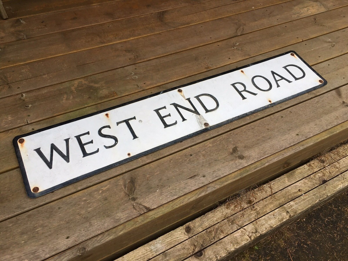 West End Street Signs Not To Sound Stupid, But What's The West End