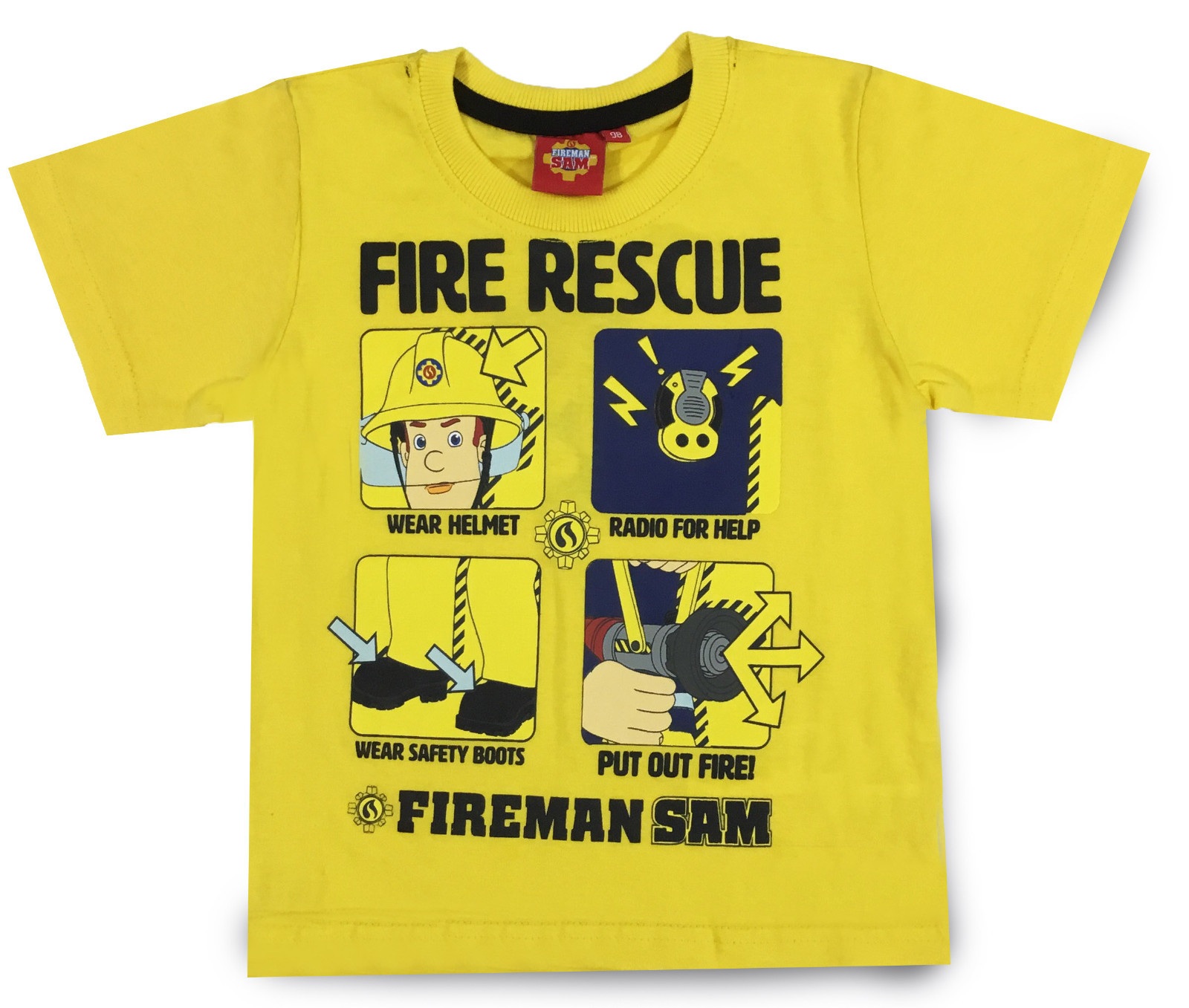 FIREMAN SAM T SHIRT COTTON | eBay UK