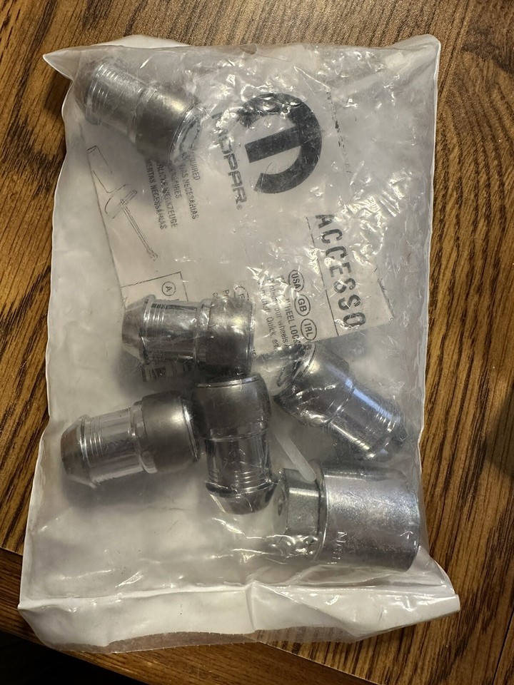 18-24 JEEP WRANGLER JL NEW BODY STYLE WHEEL LOCK KIT OEM NEW MOPAR ...