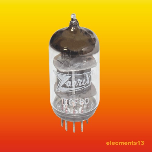 ECF80 ZAERIX TRIODE-PENTODE VACUUM TUBE NOS TESTED = 6BL8 6C16 CV5215 ...