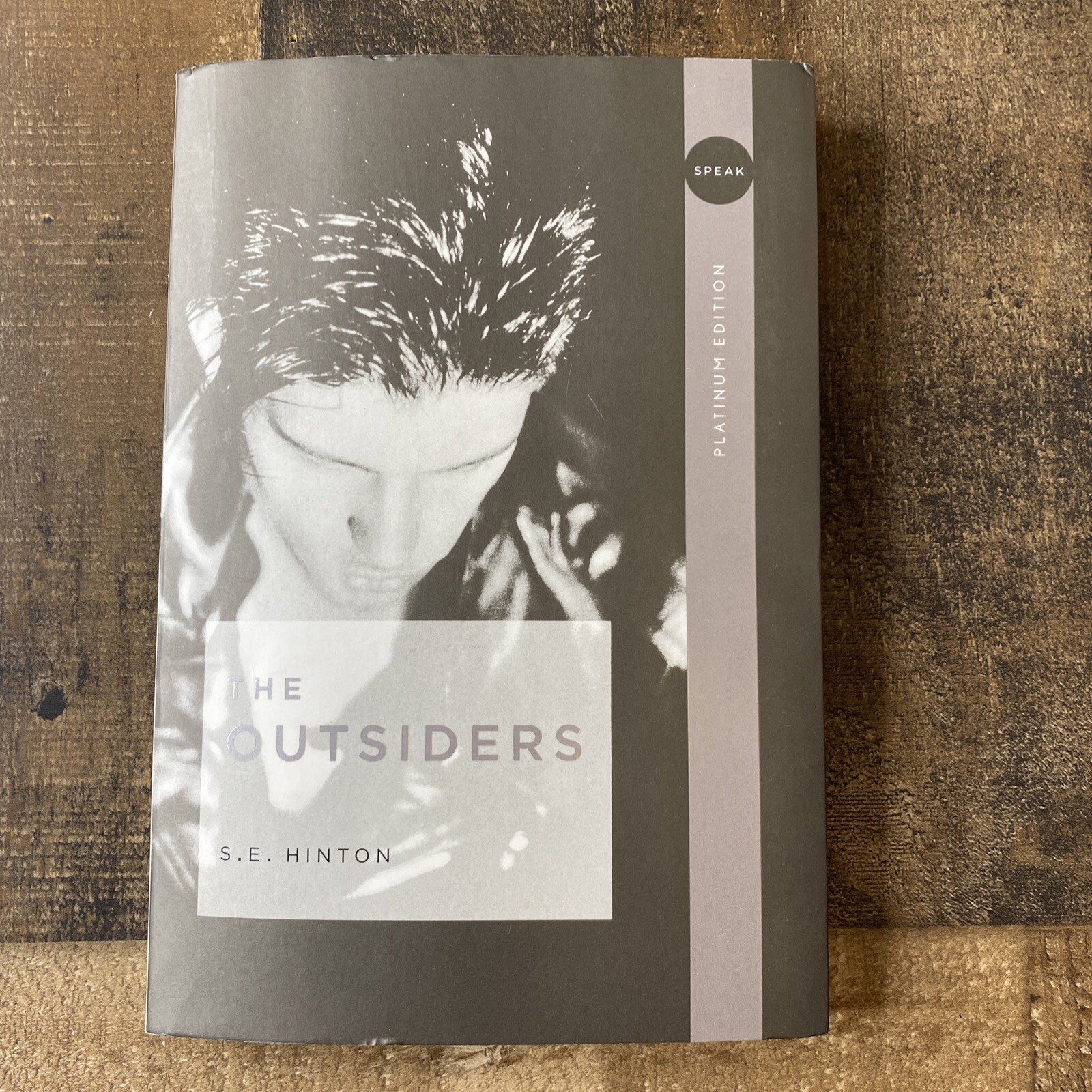 The Outsiders Book Cover Platinum Edition