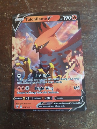 Talonflame V - 029/185 Vivid Voltage Ultra Rare Pokemon - NM/MINT | eBay