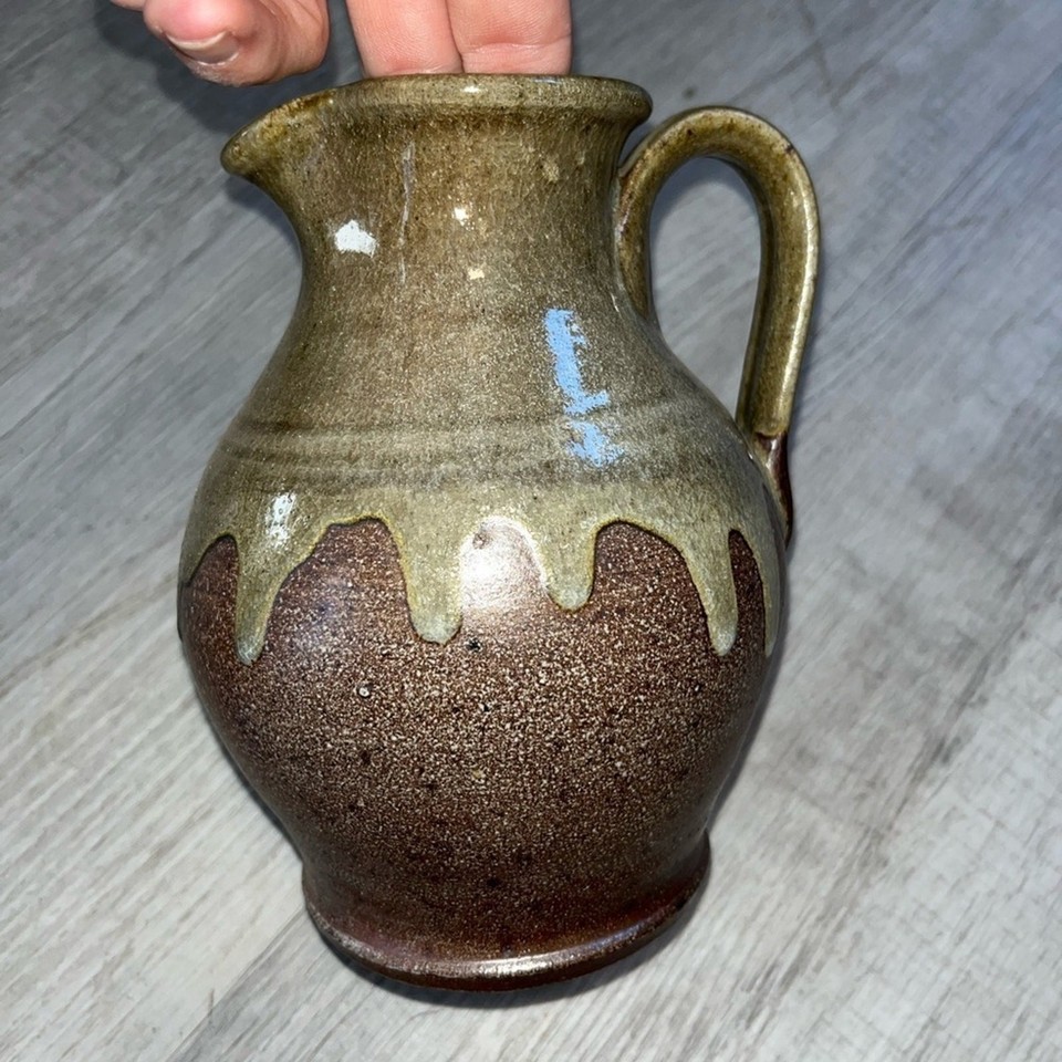 Vintage 1998 Jugtown Ware Pinched Pottery Pitcher | eBay