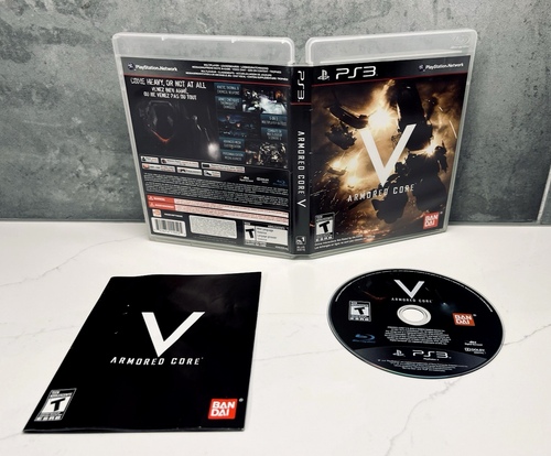 Armored Core V 5 (Sony Playstation 3, 2012) PS3 Game CIB | eBay