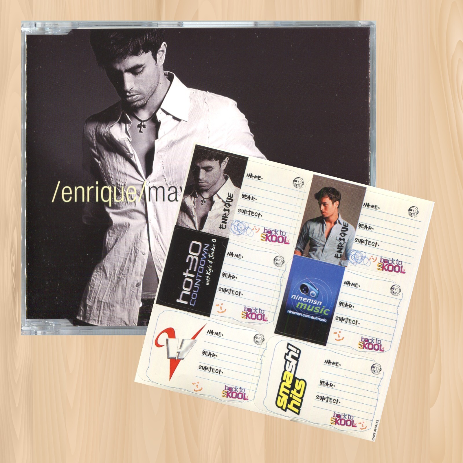 ENRIQUE IGLESIAS Maybe EP Enhanced CD Don't Turn Off the Lights REMIX ...