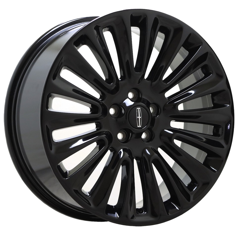 19" Lincoln MKZ Gloss Black wheels rims Factory OEM set 3954 EXCHANGE ...