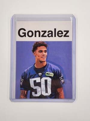 Christian Gonzalez Artist Signed Football Art Card 1/10 | eBay