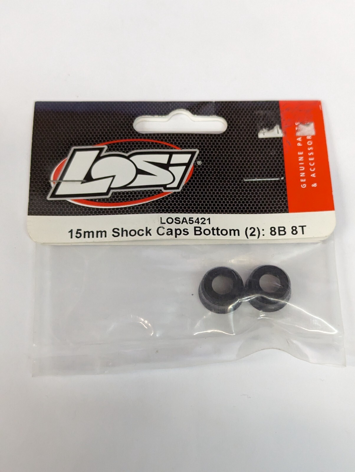 Losi 15mm Shock Caps Bottom (2): 8B 8T LOSA5421 | eBay