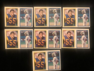 1984 Topps Stickers #98/248 CARL EKERN Rams Rookie lot (7) Nrmt/Nrmt+ ...