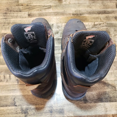 Red Wing Men’s 4422 Steel Toe 9-Inch Leather Boots 2413-18 Vibram Sz 11 ...