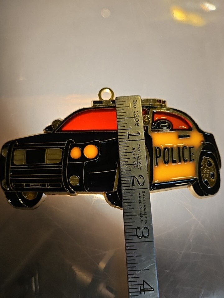 Vintage Police Car Decoration Stained Glass Sun Catcher | eBay