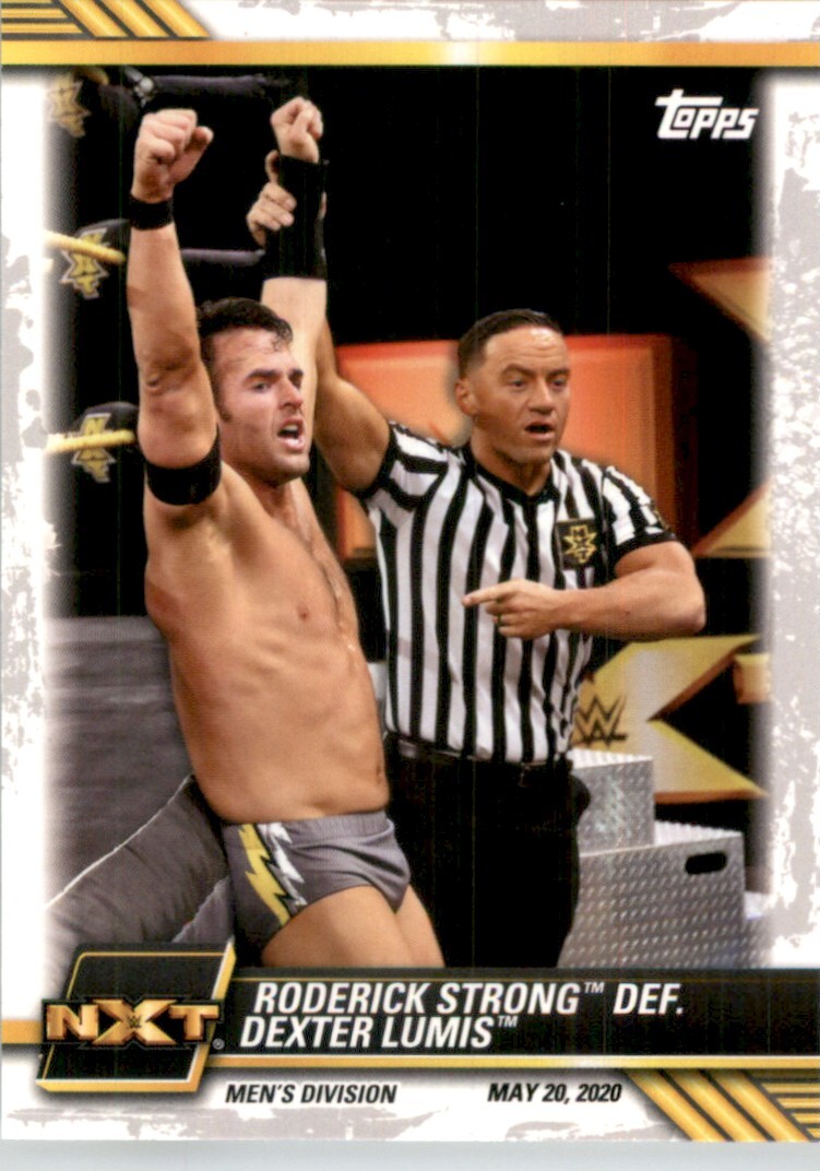 2021 Topps WWE NXT Roderick Strong Def. Dexter Lumis #30 169282 | eBay