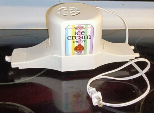 Rival 4 Quart Ice Cream Maker 8420 Machine Motor Base TESTED WORKS ...