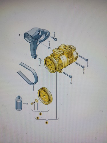 Volkswagen of America 1K0820808FX A/C Clutch and Compressor - A/C ...