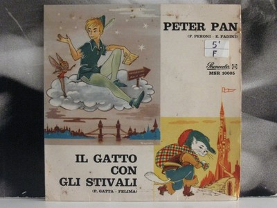PIERA GATTA / ROBERTO BRIVIO - PETER PAN / IL GATTO CON GLI STIVALI 45 ...