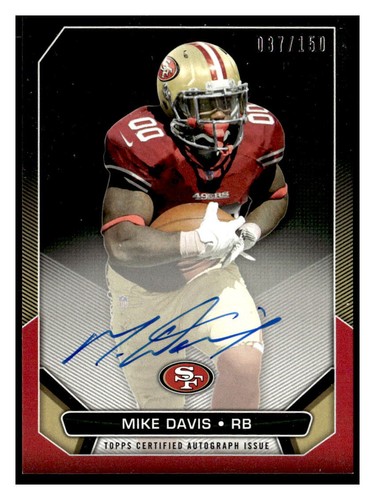 Mike Davis 2015 TOPPS ROOKIE PREMIERE AUTOGRAPH /150 AUTO | eBay