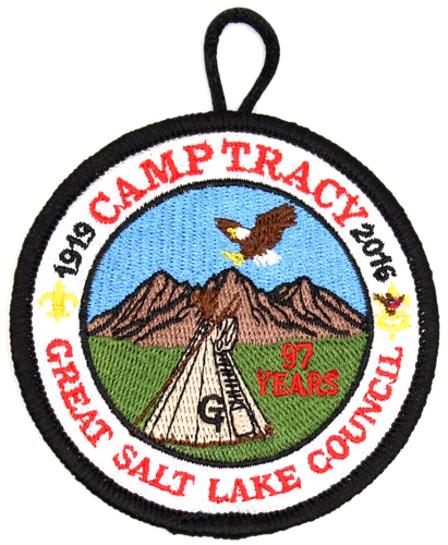 2016 Camp Tracy Great Salt Lake Council Patch Boy Scouts BSA Utah Eagle ...