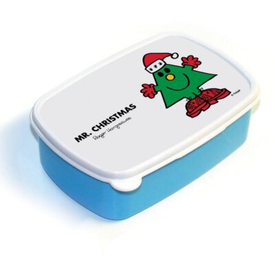 Mr Men Lunch Box Mr Christmas School Picnic Travel Kitchen Food ...