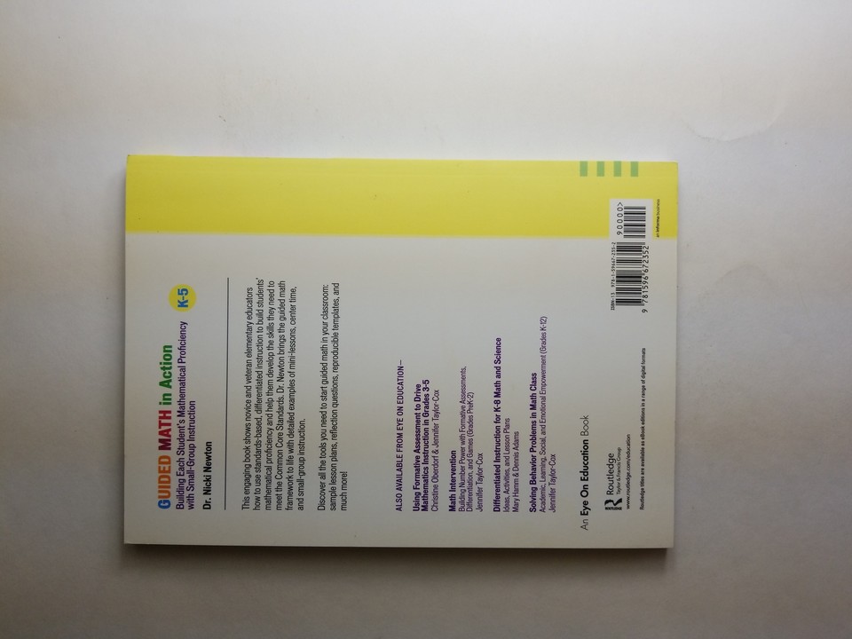 Guided Math in Action: Building Each Student's Mathematical Proficiency ...