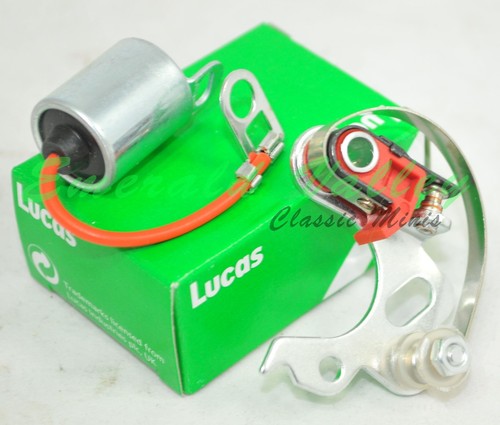 Classic Mini Lucas "Quikfit" Points and Condenser set to fit 22D to 25D ...