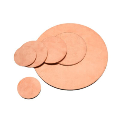 T2 Solid Copper Discs Blanks Metal Round Sheets Dia 10-200mm Thick 0 ...