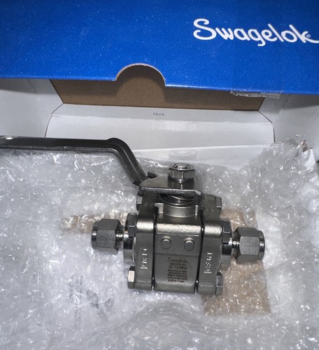 Swagelok SS-T63MS6 3-Piece 60 Series Thermal Service Ball Valve 3/8 ...