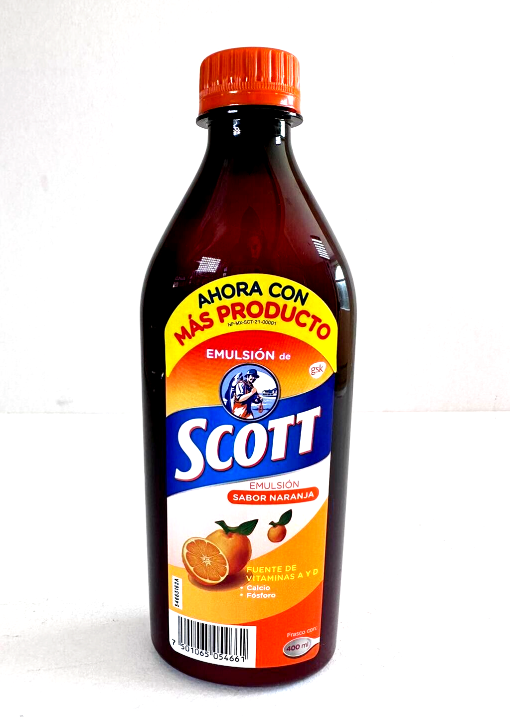 Emulsion SCOTT Naranja / SCOTT Emulsion Orange Flav Vitamins A&D 400ml ...