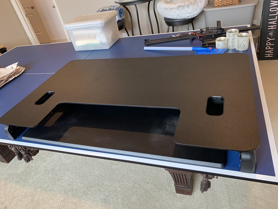 Varidesk Executive DeskTop Convertible Height Work Surface, 48x28 ...