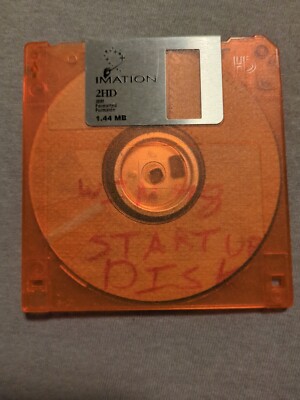 Imation Neon Diskettes MAC Formatted 2HD 1.40 MB 3.5" Win 98 Startup ...