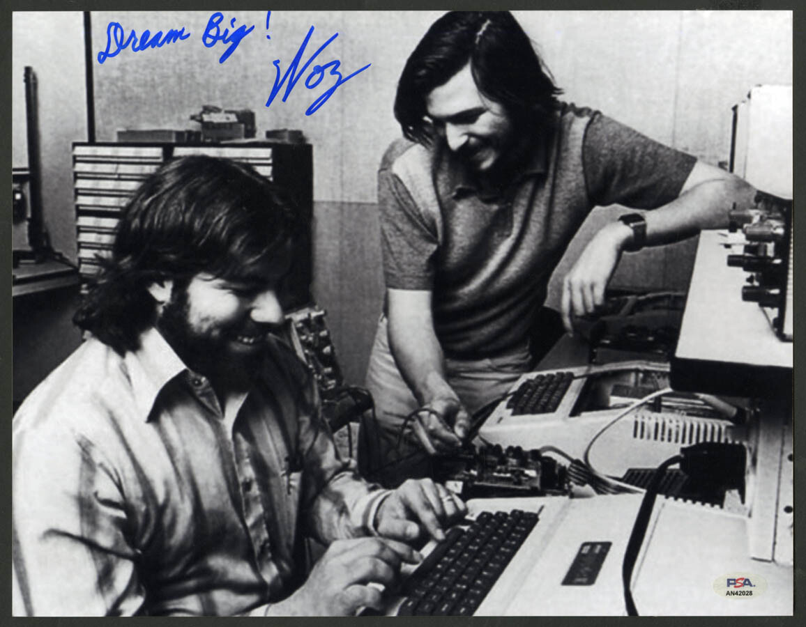 Steve Woz Wozniak SIGNED 11x14 Photo Jobs Apple Computer PSA/DNA ...