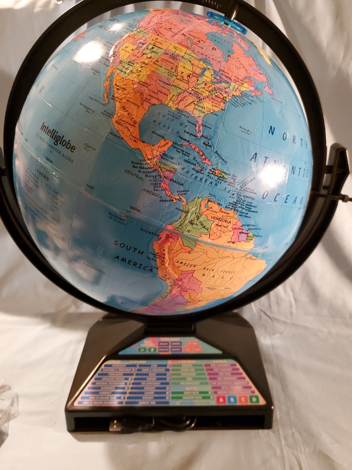 Replogle INTELLIGLOBE Interactive Educational WORLD DISCOVERY 12” Globe ...