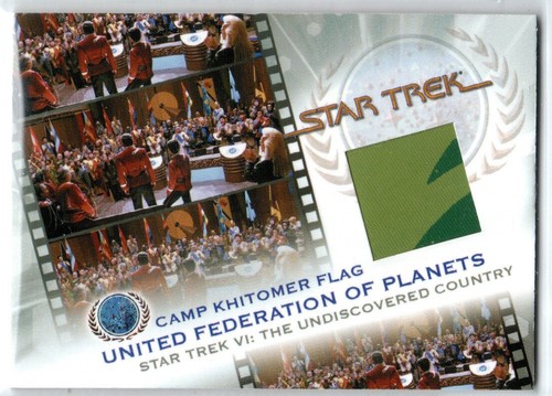 THE COMPLETE STAR TREK MOVIES CAMP KHITOMER BANNER RELIC INSERT KB1 251 ...