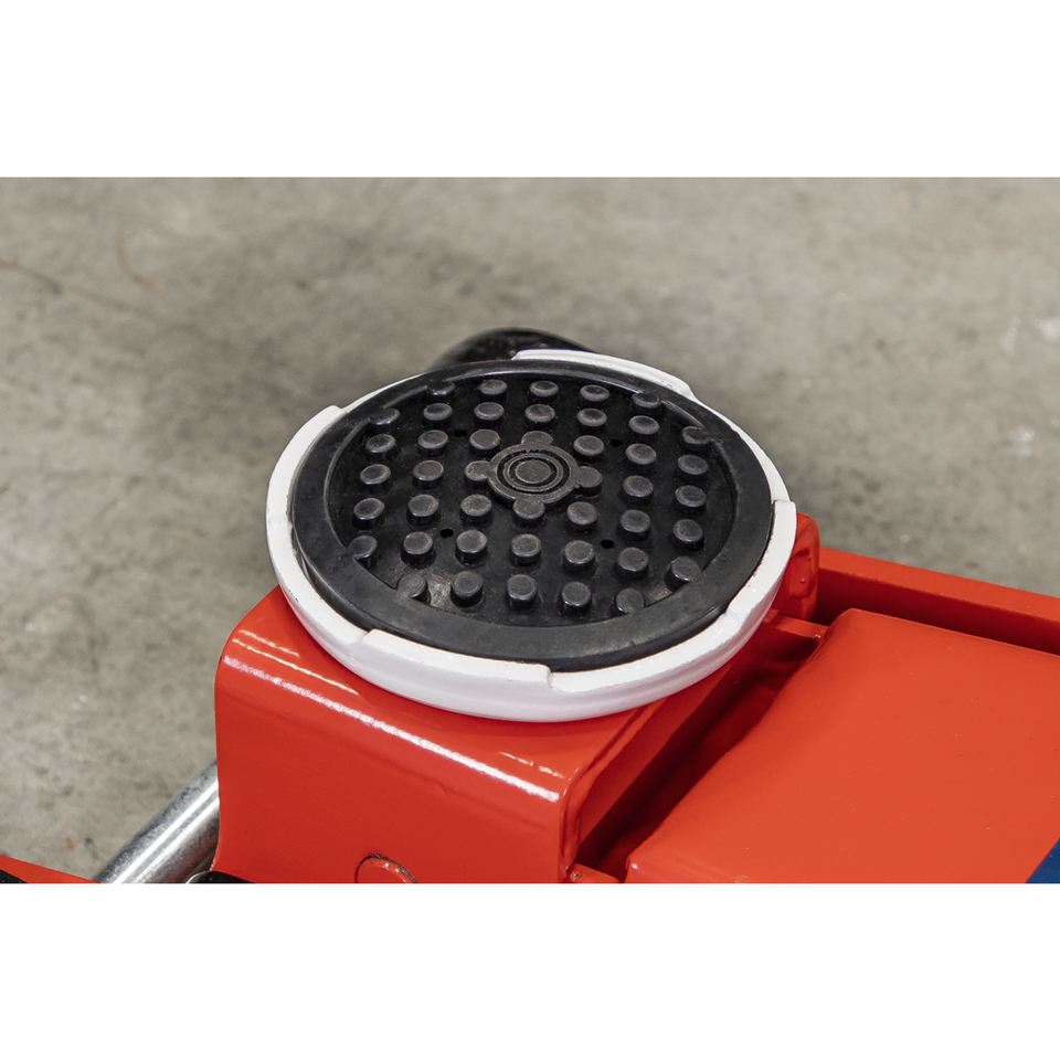 Sealey 3 Tonne Car Van Vehicle Workshop Trolley Jack & 2 x Axle Stands ...