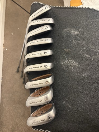 Taylormade Burner LCG Irons 3-PW + SW Regular Flex Taylormade Rifle 80 ...