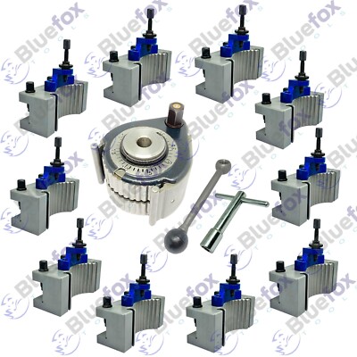 A Multifix Quick Change Tool Post 40 Position A1 Quickchange Set Lathe 6"-12" | eBay UK
