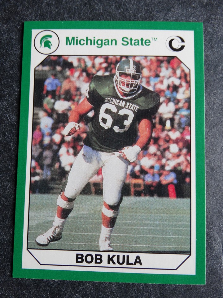 1990 Collegiate Collection Michigan State Football Card Complete Your ...