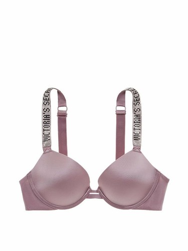 Victoria's Secret Very Sexy shine bra set Rhinestones brazilian panty ...