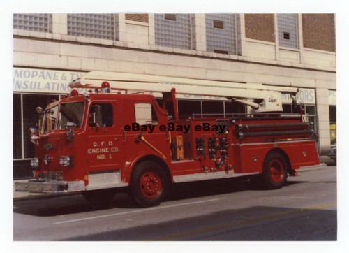 Davenport, IA Engine 1 1970's Pirsch Fire Truck Photo | eBay