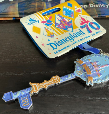 NEW Disneyland 70th Anniversary Sleeping Beauty Castle Key Key-Chain ...