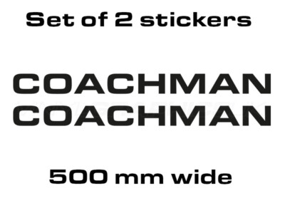 COACHMAN Caravan/Motorhome Stickers -PAIR- Sticker-Decal - FREE UK ...