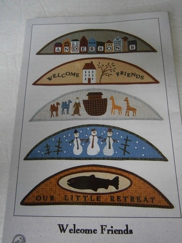 Welcome Friends Door Topper Quilt Pattern Welcome Friends Snowman House ...