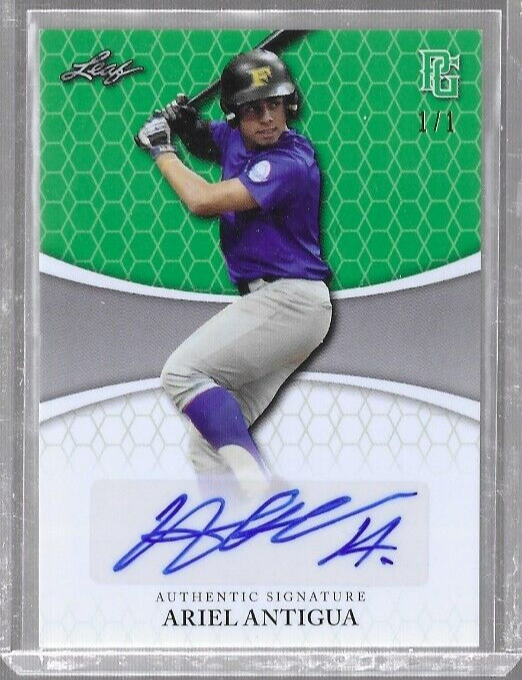 ARIEL ANTIGUA 2022 Leaf Perfect Game RC XRC Auto 1/1 | eBay