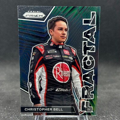 Christopher Bell 2023 Panini Prizm Racing NASCAR Fractal Insert #F13 | eBay