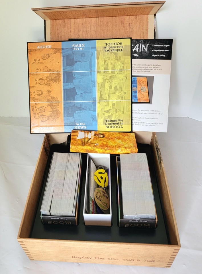BOOM AGAIN Replay the 50's, 60's & 70's Baby Boomer Game Complete | eBay